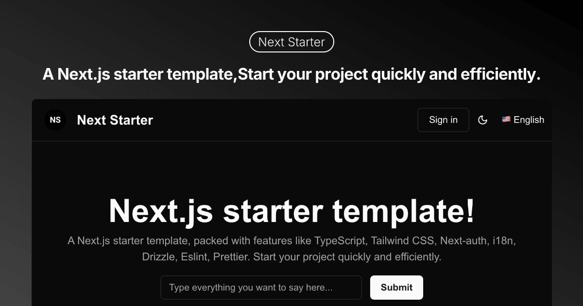 Next Starter | Next Starter